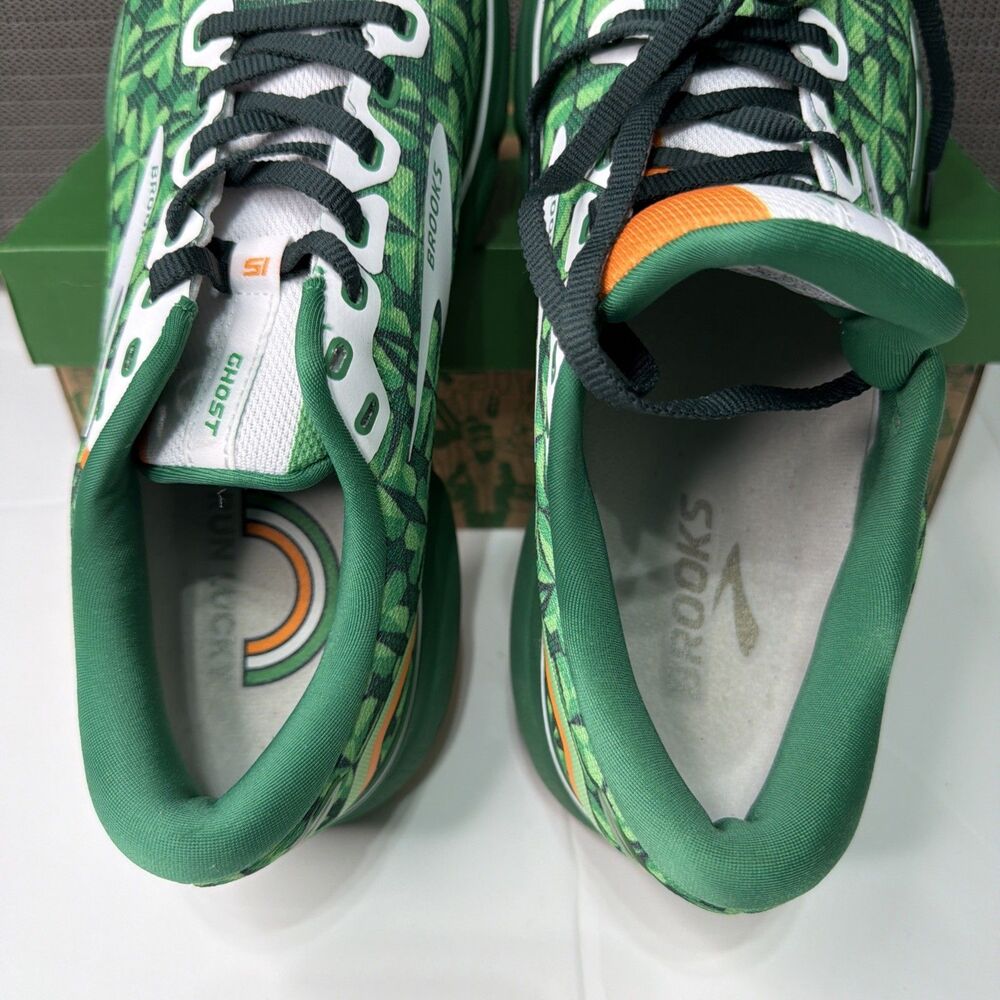 Brooks | Shoes | Rare Brooks Ghost 5 Run Lucky St Patricks Day ...
